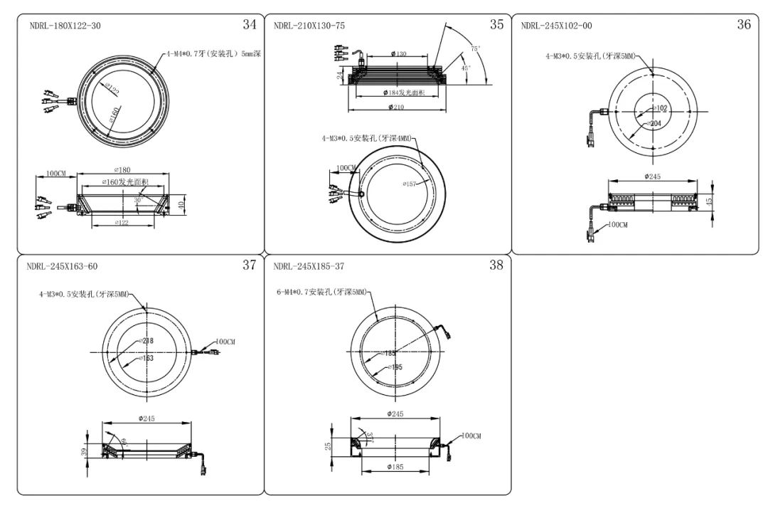 环形光源NDRL系列 - Narovision